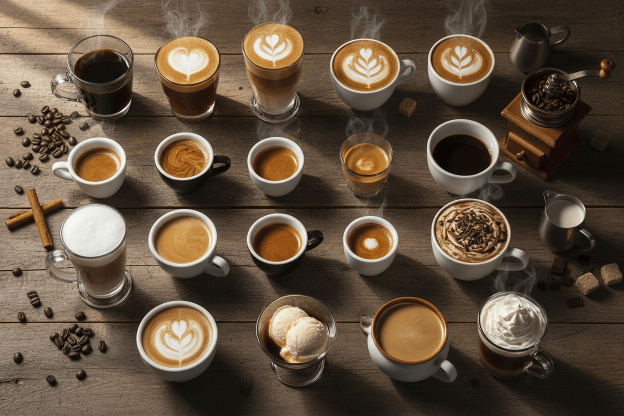 Different Types of Coffee | Espresso, Latte, Cappuccino & More – The ...